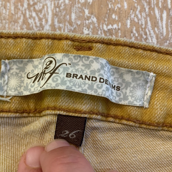 M2F Denim | Jeans | Rare Find M2f Denim Jeans In Golden Yellow | Poshmark
